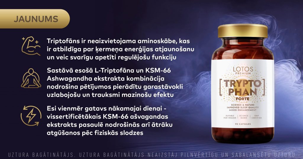 Tryptophan Forte N90 (triptofāns) - Lotos Pharma